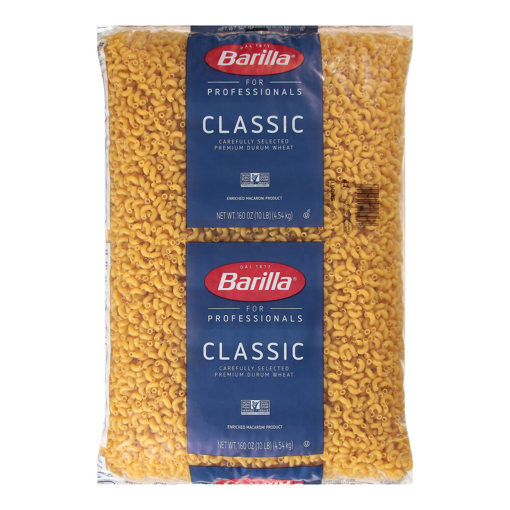 Barilla Elbow Pasta - 20 lb. | WebstaurantStore