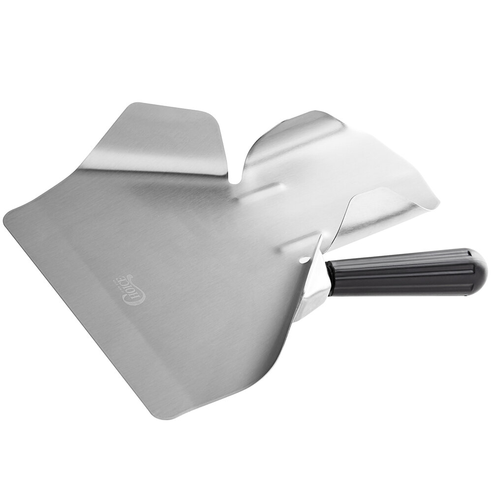 Choice 9" x 8" Stainless Steel Left Handle French Fry Scoop