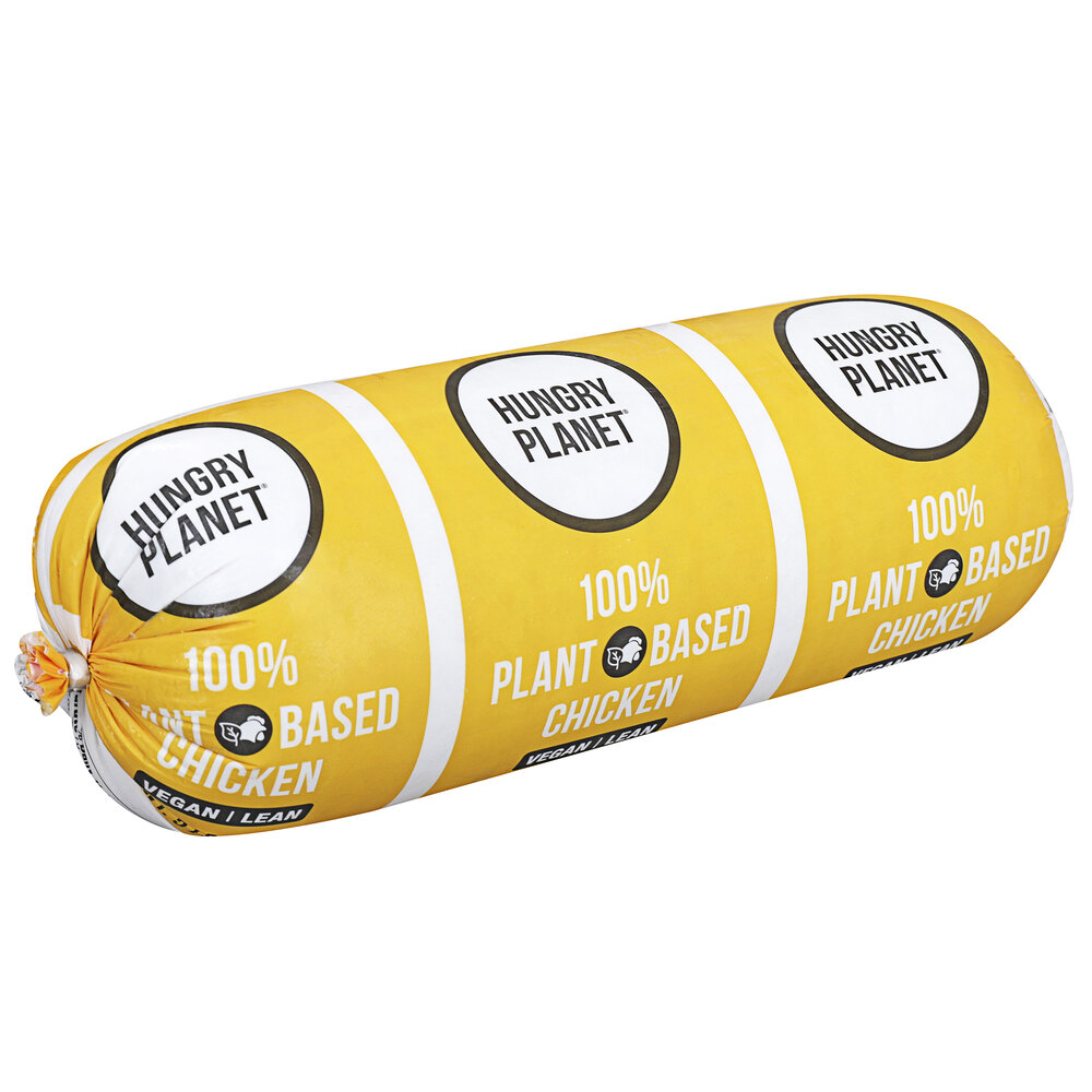 Hungry Planet Chicken 5 lb. Plant-Based Vegan Ground Chicken Chub