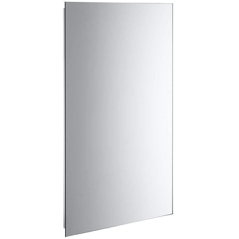 Bobrick B-164 24" x 42" Reversible LED Backlit Surface Mounted Mirror