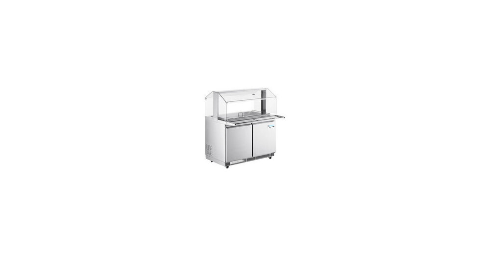 Avantco 48" Stainless Steel Refrigerated Salad Bar / Cold Food Table ...