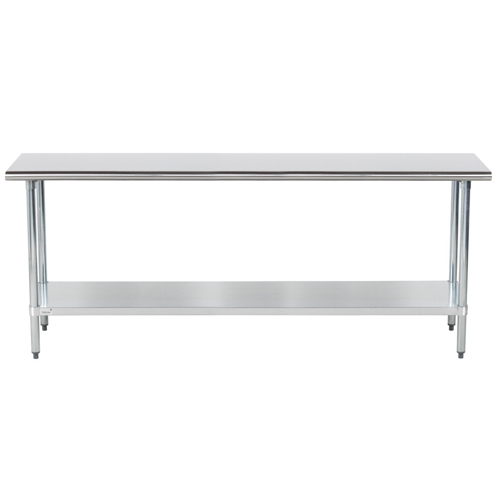 Advance Tabco GLG-367 36" x 84" 14 Gauge Stainless Steel Work Table ...