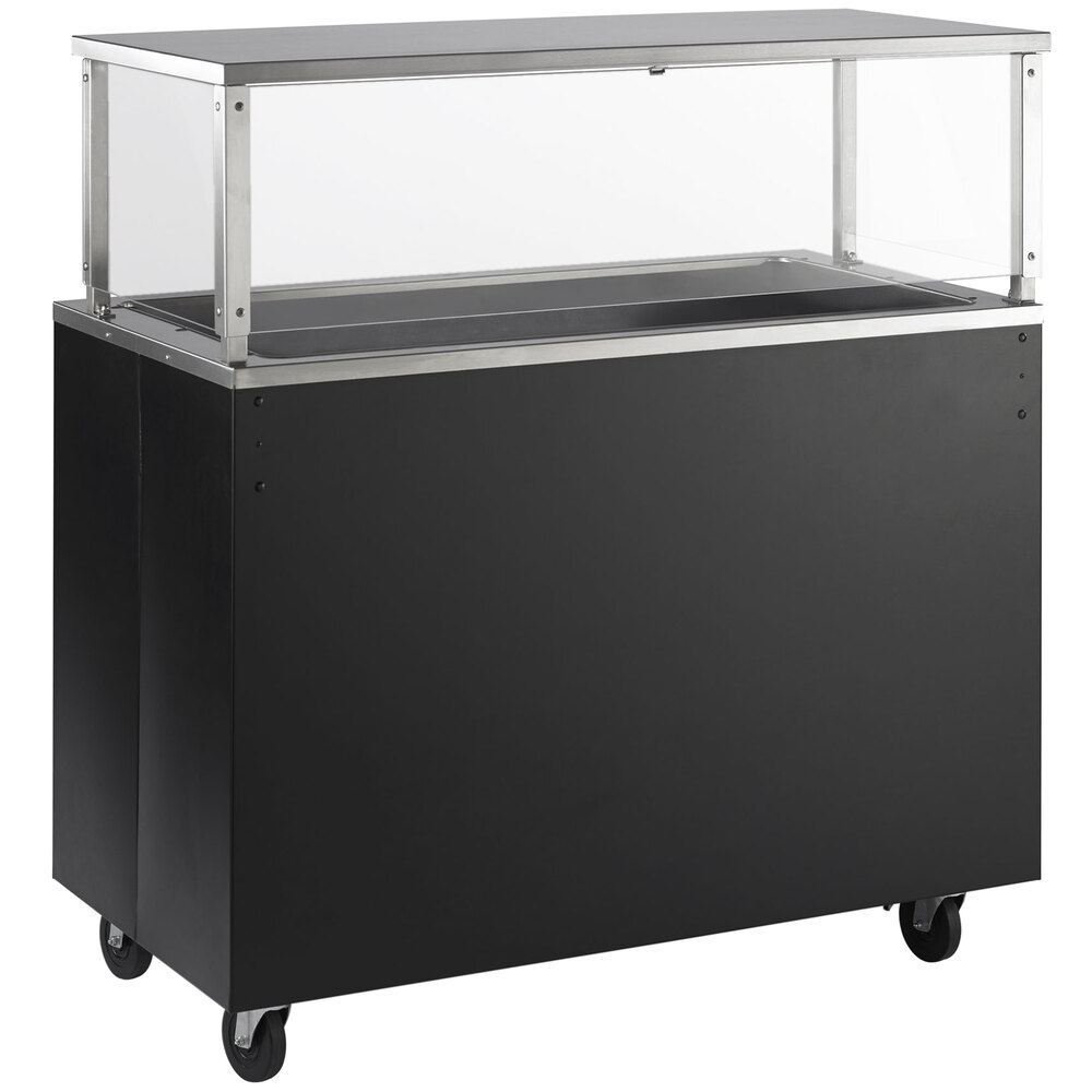 Vollrath 39704 2-Series 60" Black Portable Buffet / Serving Station ...
