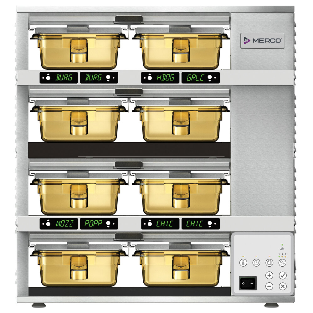 Merco MHG42SAB1N MercoMax 4 Shelf / 8 Pan Dedicated Holding Bin Cabinet ...