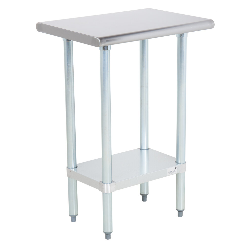 Advance Tabco ELAG-242-X 24" x 24" 16 Gauge Stainless Steel Work Table ...