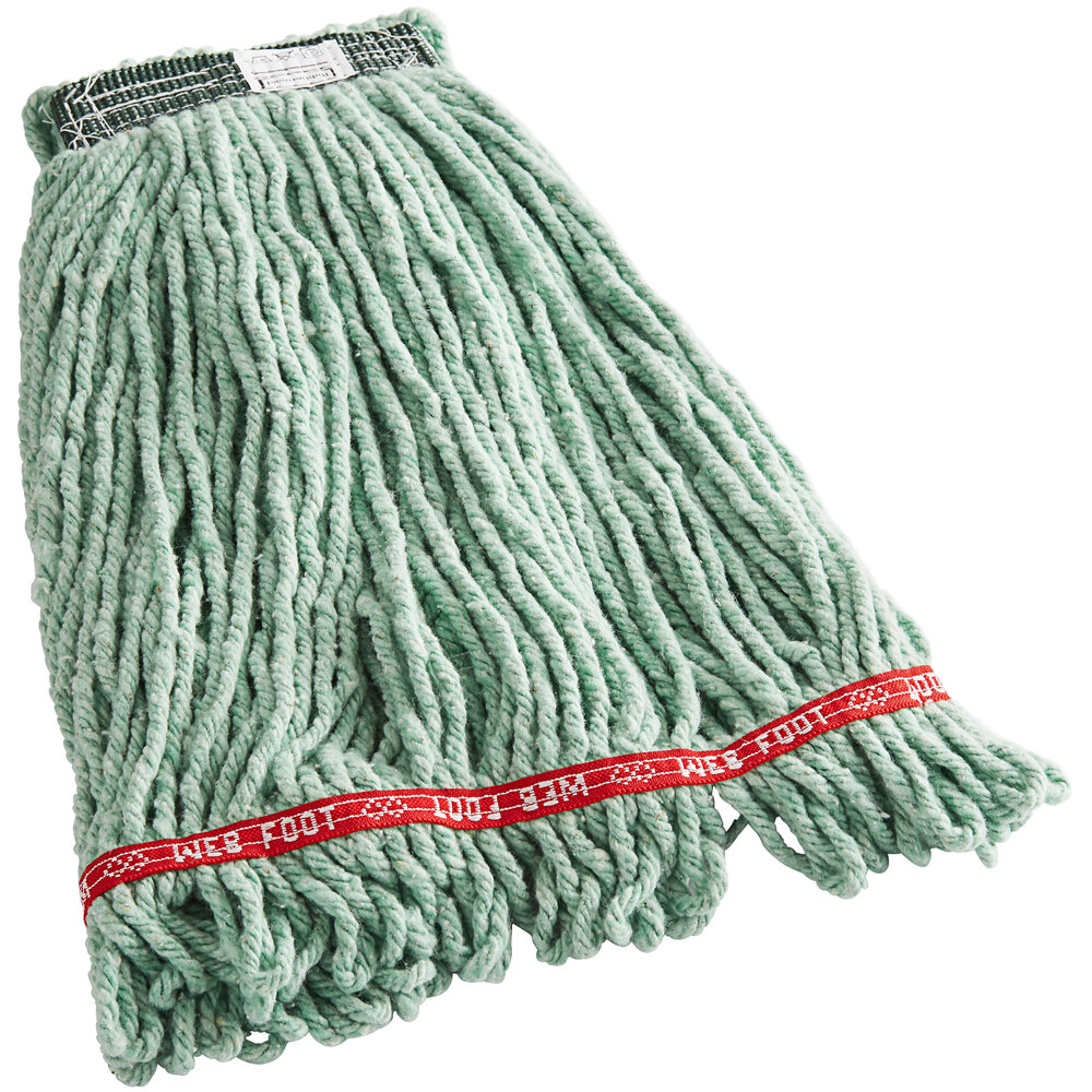Rubbermaid® Web Foot FGA21206GR00 20 oz. Green Blend Shrinkless Looped ...