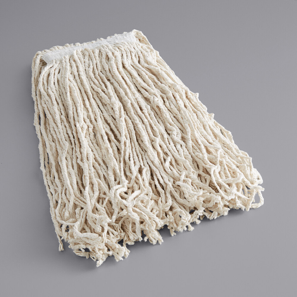 Rubbermaid FGV11700WH00 Value Pro 20 oz. White Cotton Wet Mop with 1 ...