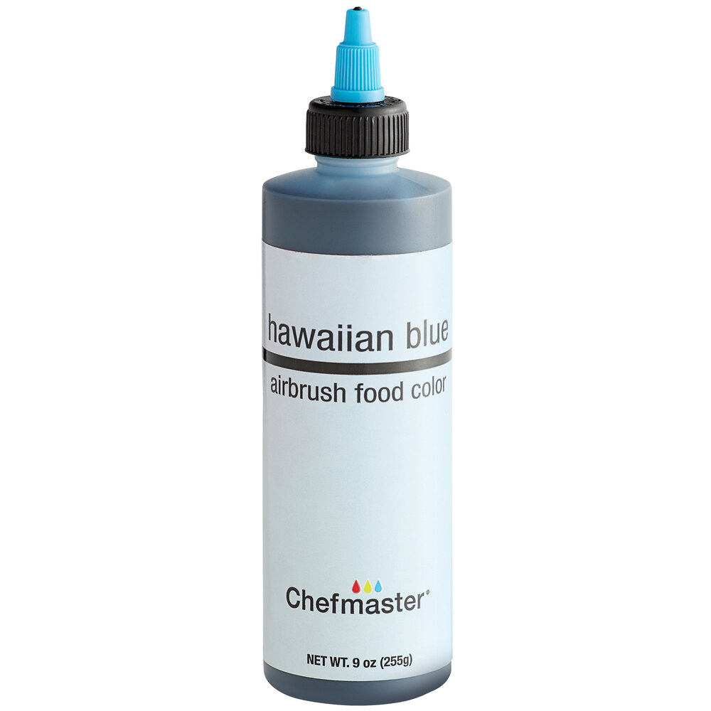 Chefmaster 9 oz. Hawaiian Blue Airbrush Color
