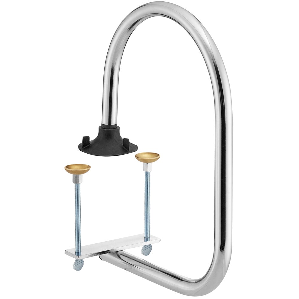 Lancaster Table & Seating Chrome Waitress Stall / Service Rail