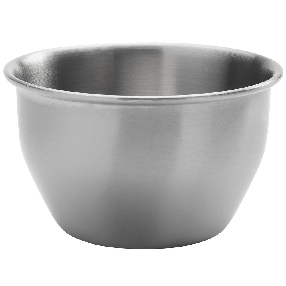 American Metalcraft BS31 8 oz. Stainless Steel Satin Finish Round Sauce Cup