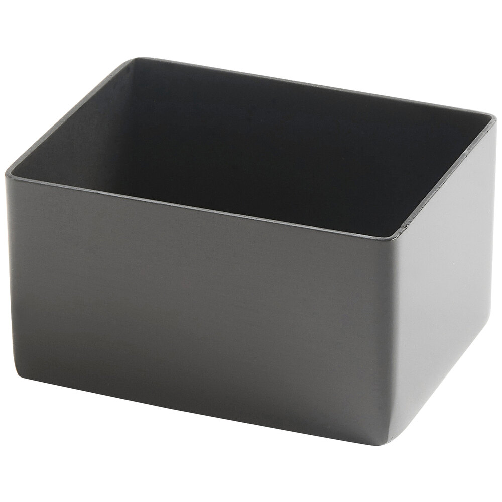 American Metalcraft BSPH4 3 1/4" x 2 3/4" Black Stainless Steel ...