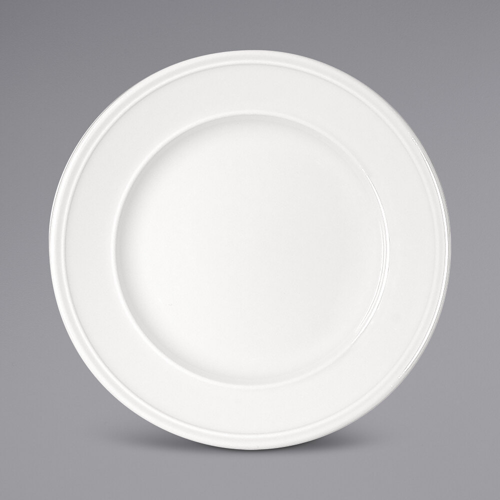 Bauscher Come4Table from BauscherHepp 10 5/16" Bright White Round ...