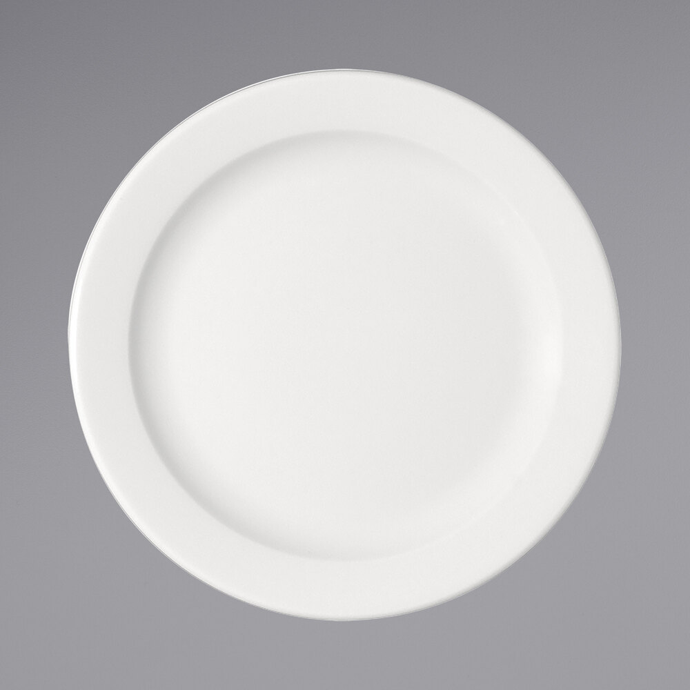 Bauscher from BauscherHepp 110023 B1100 9" Bright White Round Porcelain ...