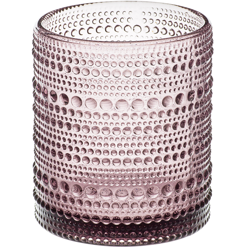 Fortessa Jupiter 10 oz. Purple Rocks / Double Old Fashioned Glass - 24/Case