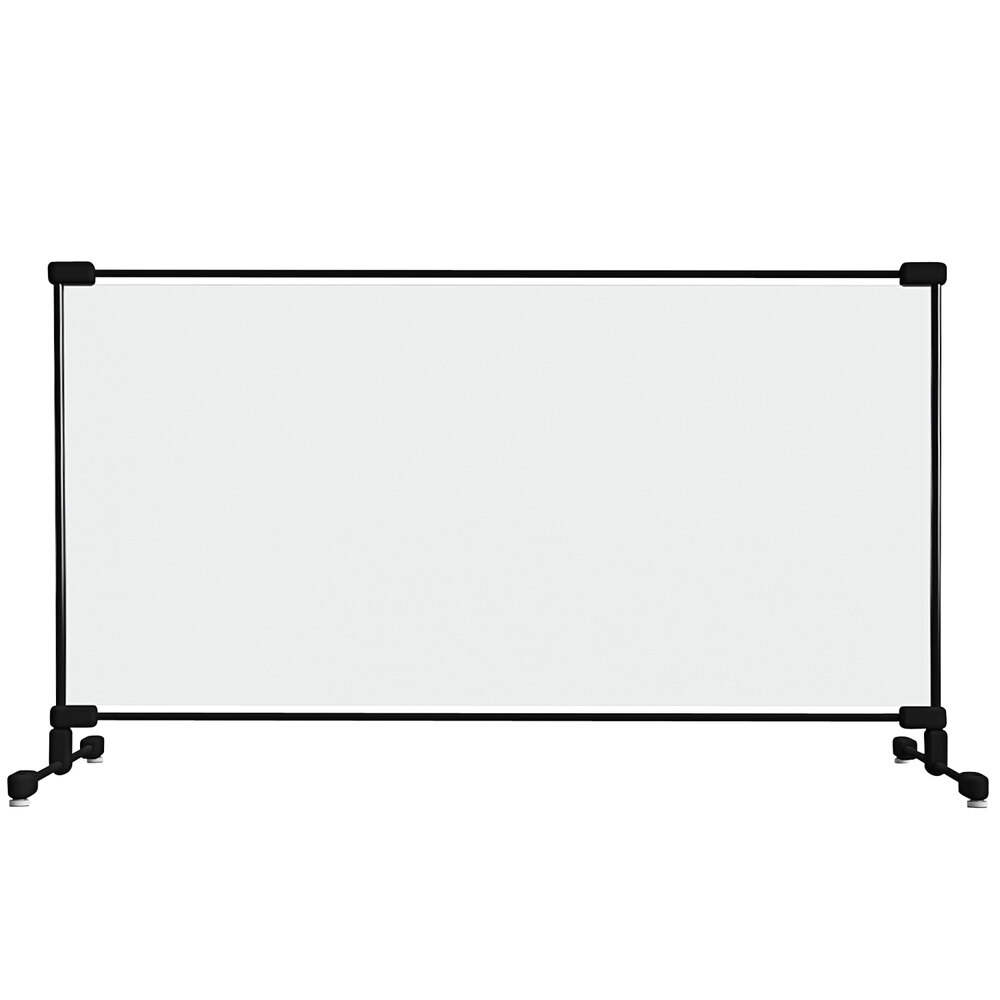 Goff's 34439 30" x 15" Clear PVC Desktop Personal Safety Partition with ...