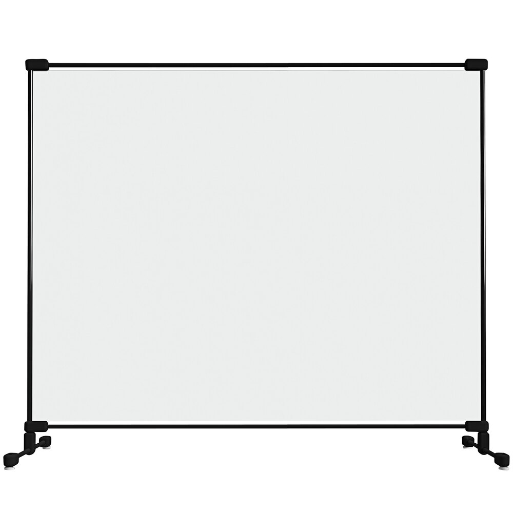 Goff's 34425 30" x 24" Clear PVC Desktop Personal Safety Partition with ...