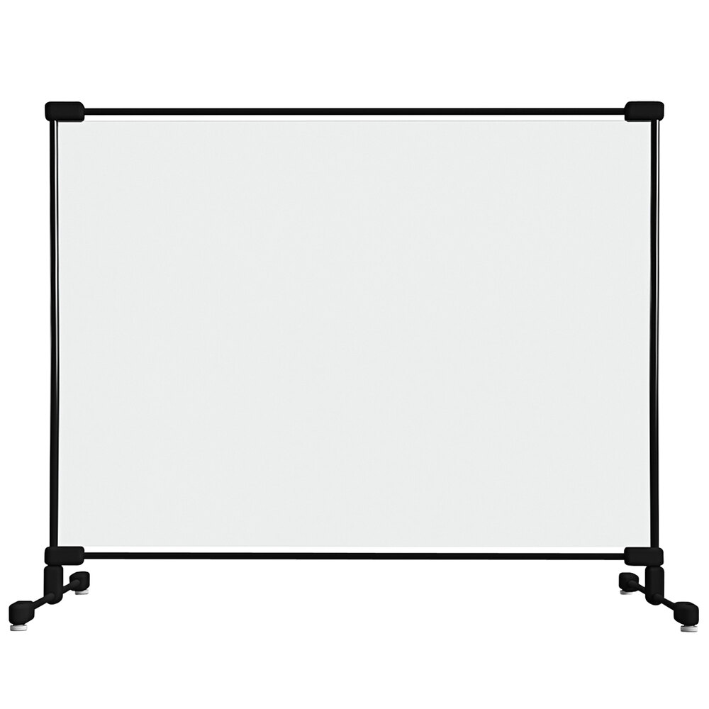 Goff's 34437 24" x 18" Clear PVC Desktop Personal Safety Partition with ...