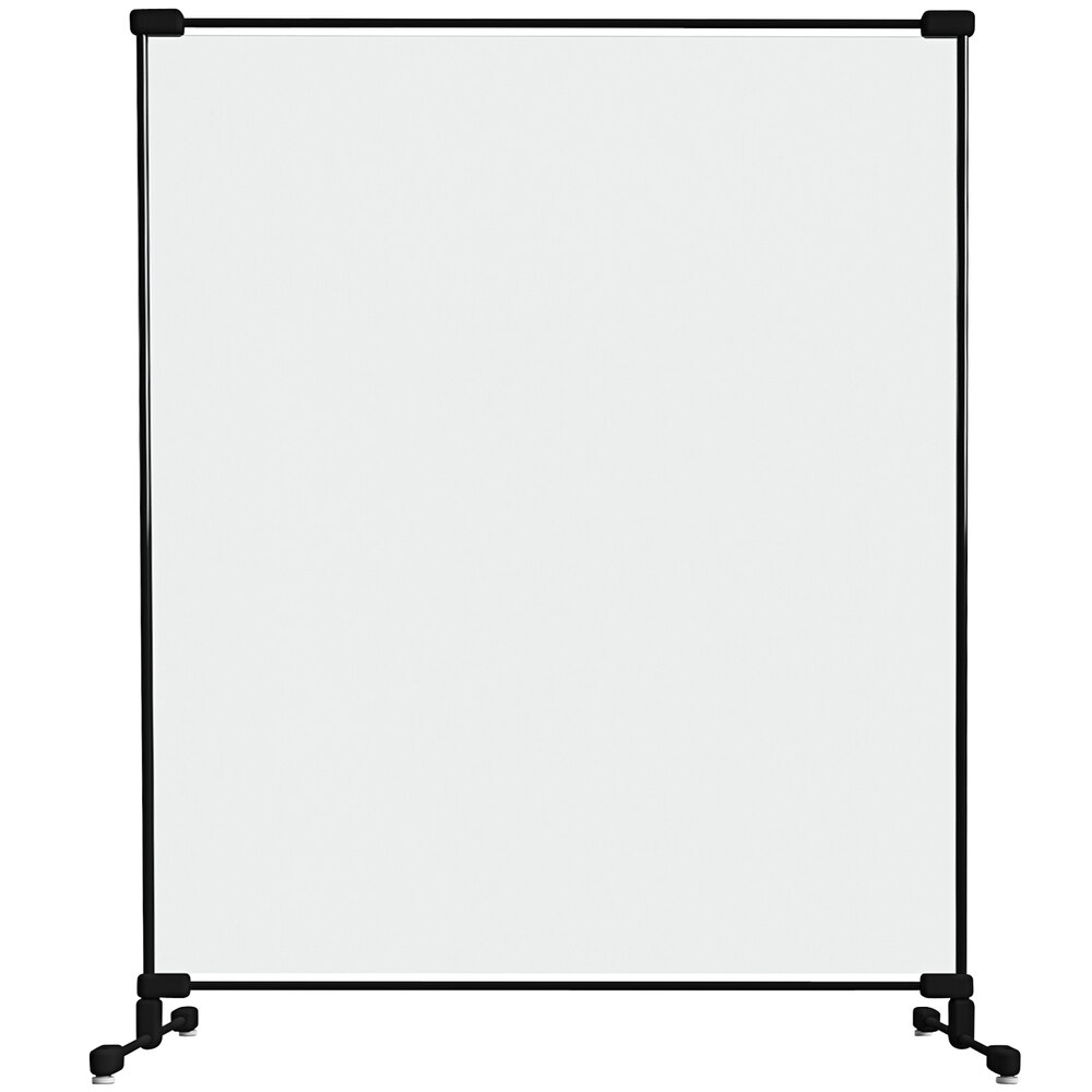 Goff's 34438 24" x 30" Clear PVC Desktop Personal Safety Partition with ...