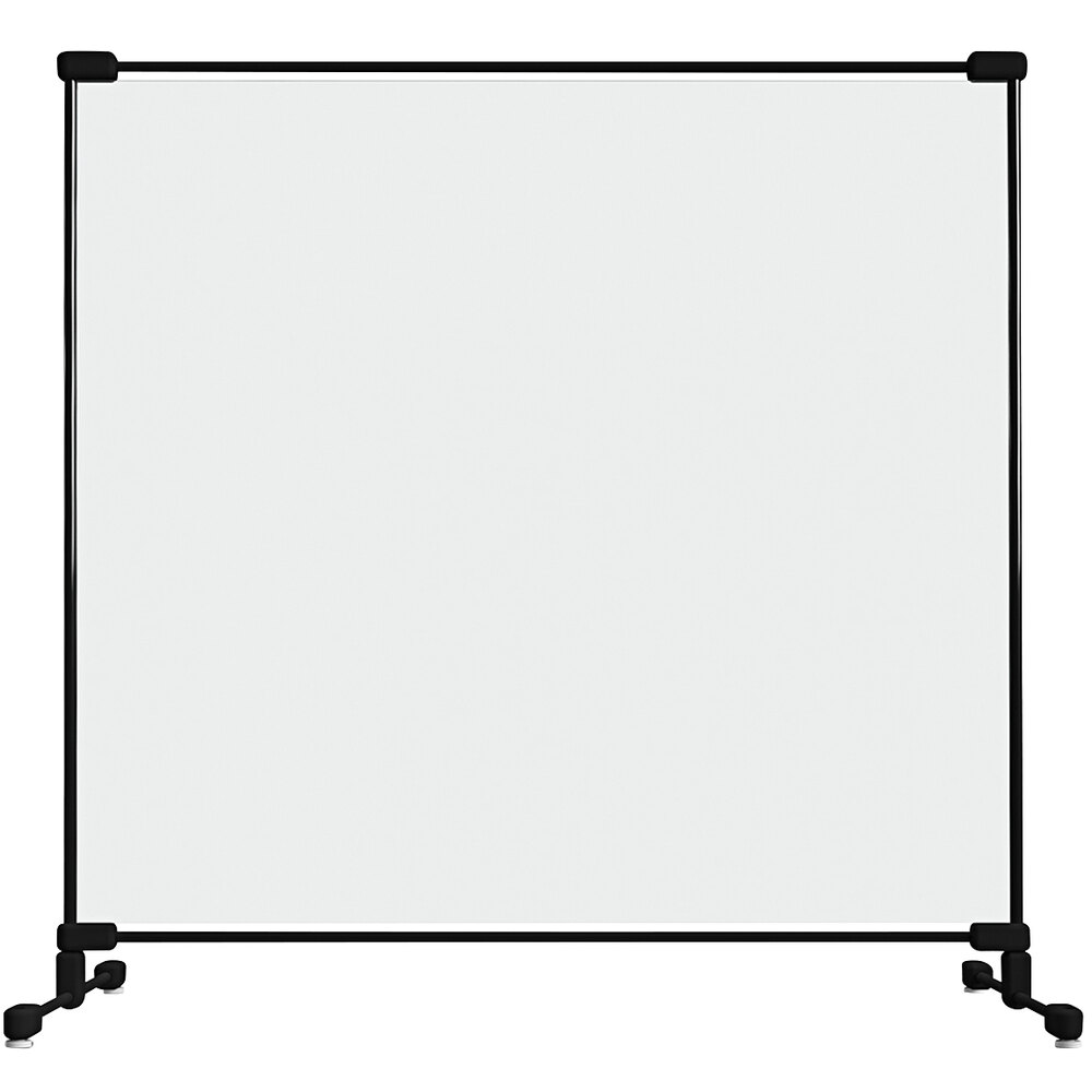 Goff's 34423 18" x 18" Clear PVC Desktop Personal Safety Partition with ...
