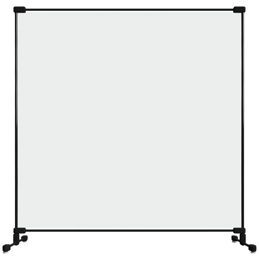 Goff's 34426 30" x 30" Clear PVC Desktop Personal Safety Partition with ...
