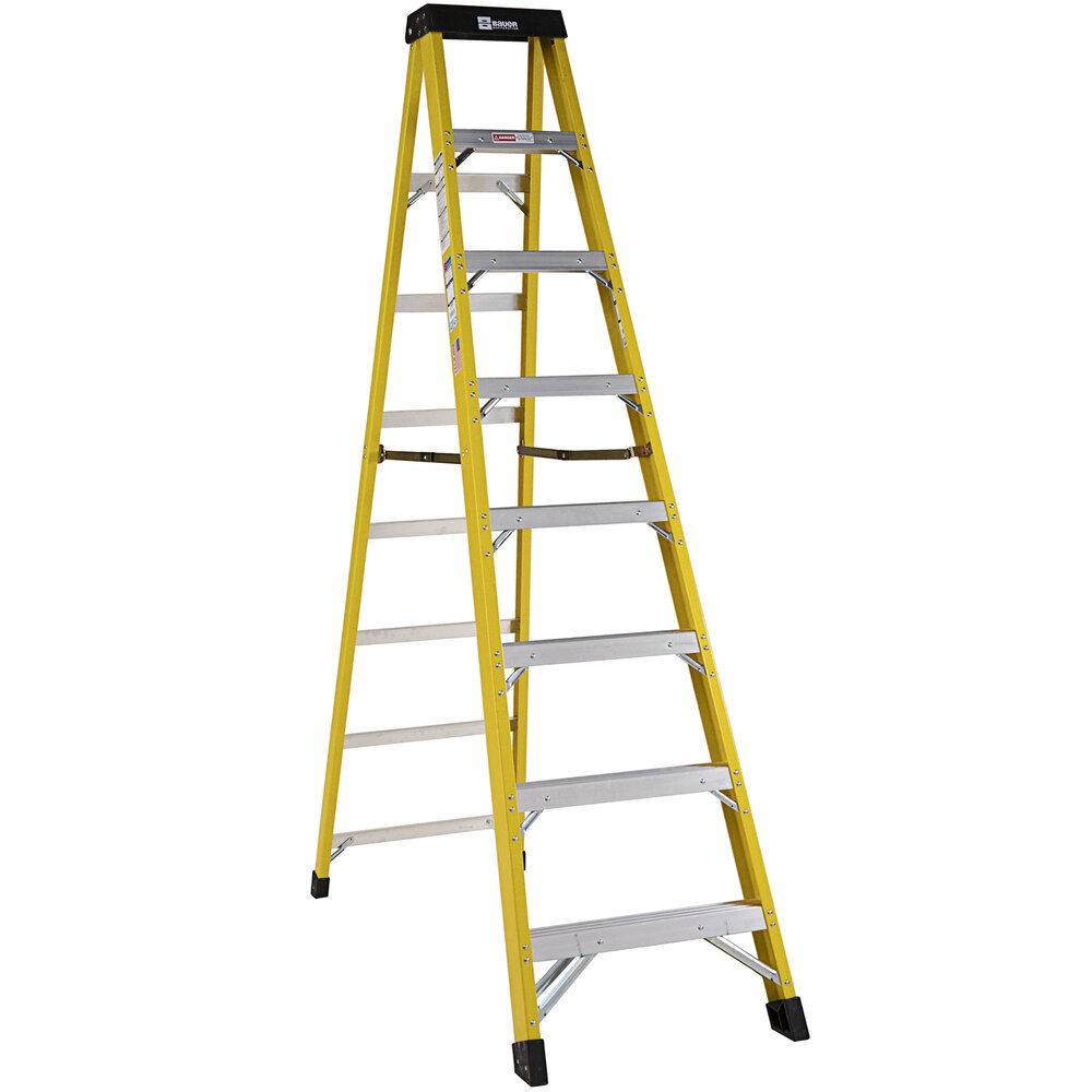 Bauer Corporation 30808 308 Series Type 1AA 8' Safety Yellow Fiberglass ...