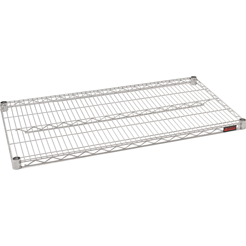 Eagle Group 2142S NSF Stainless Steel 21" x 42" Wire Shelf