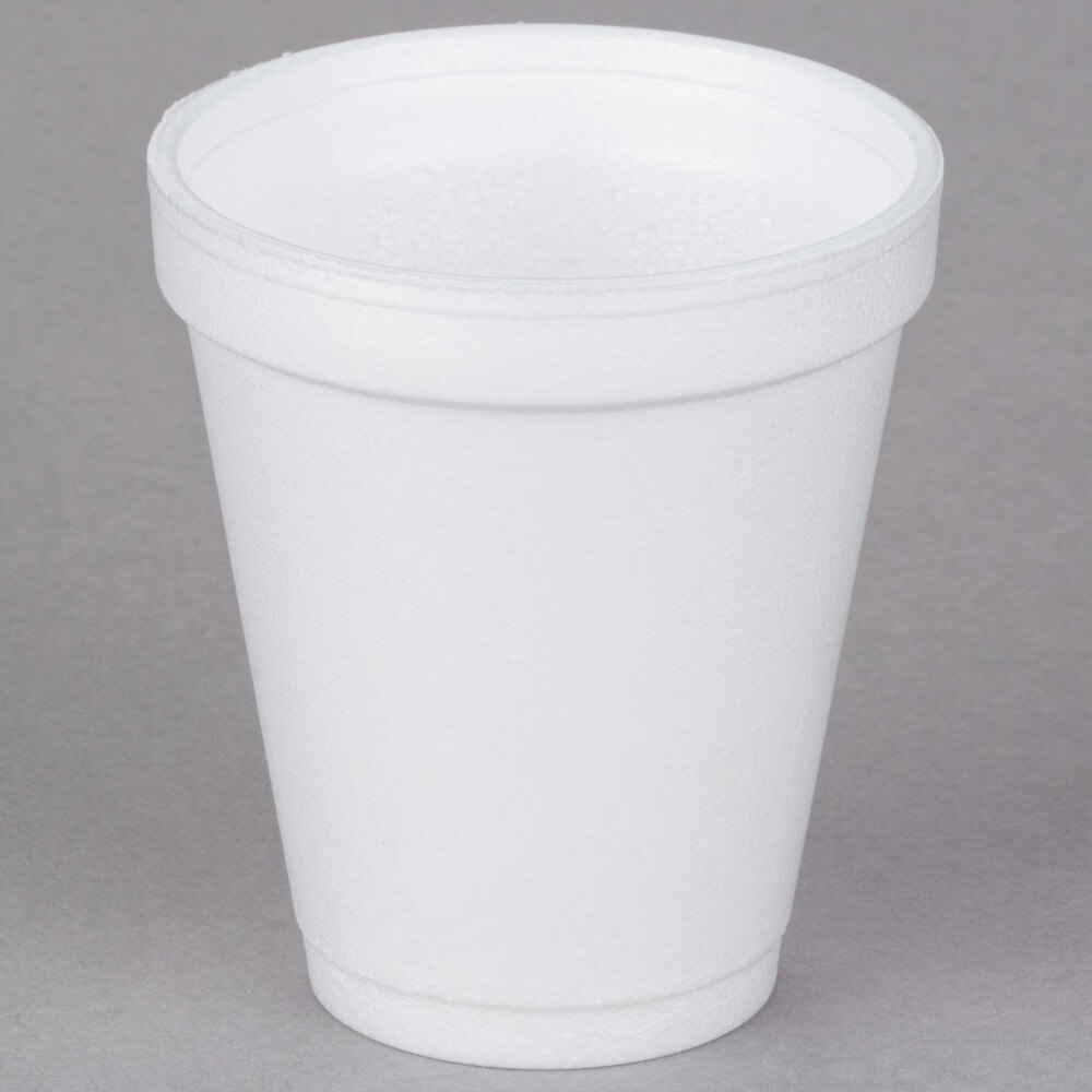Dart 6J6 6 oz. White Foam Cup - 25/Pack