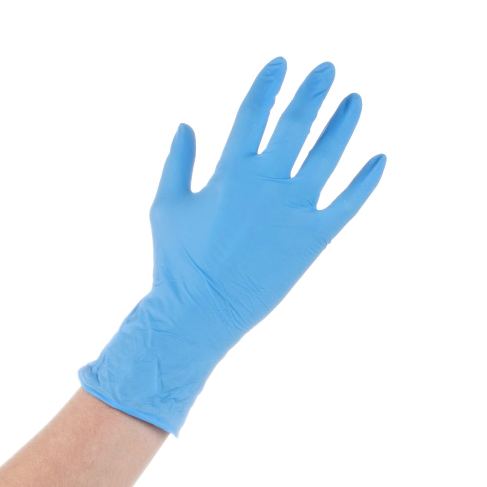 Noble NexGen 3 Mil Thick Blue Hybrid Powder-Free Gloves - Medium - Box ...