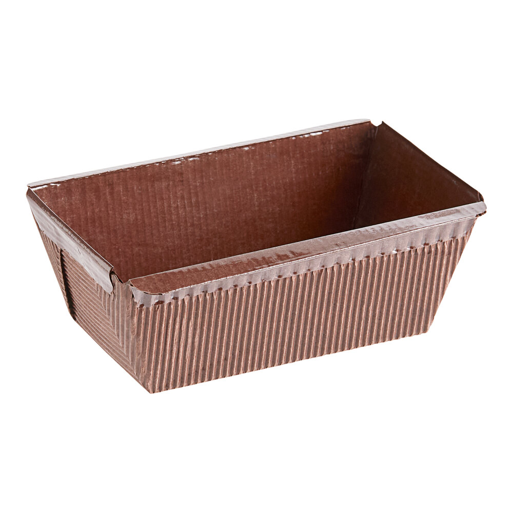 Novacart G9F10123 PM 95 6.5 oz. Brown Paper Loaf Mold - 1,050/Case