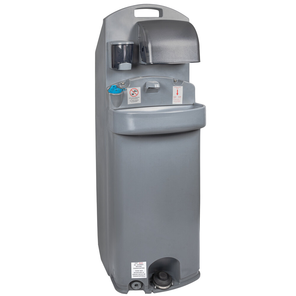 PolyJohn PSW3-1000 Encore Gray 15.5 Gallon Mobile Sink