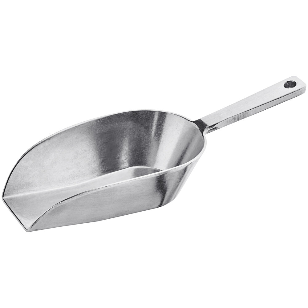 Choice One Piece Flat Bottom Aluminum Scoop - 5 oz.