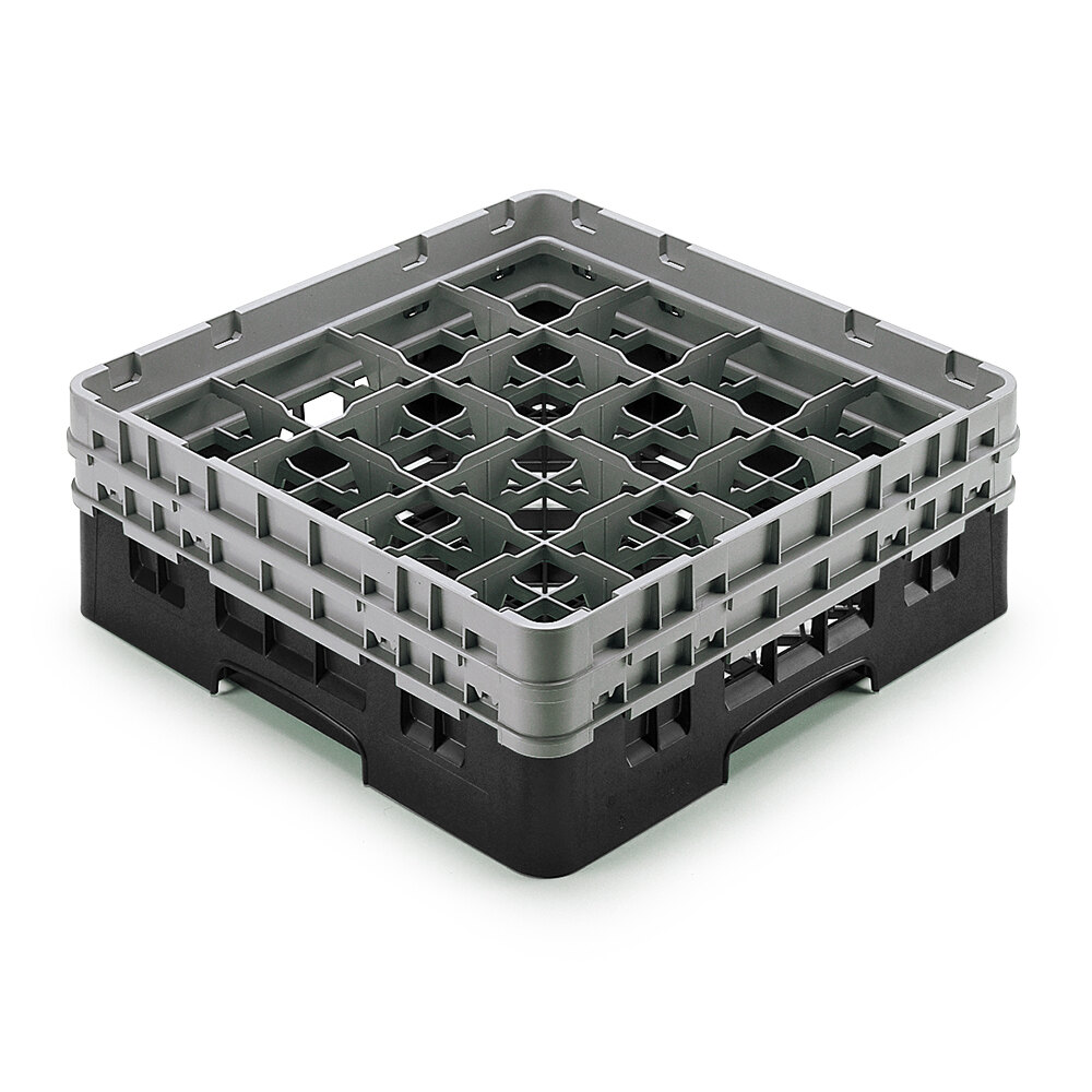 Cambro 16S958110 Camrack Customizable 10 1/8" High Customizable Black ...