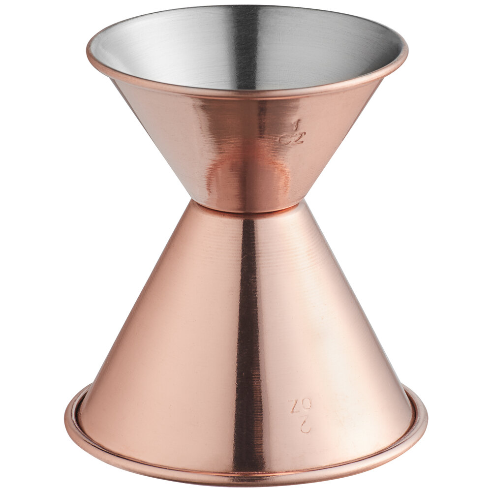 Choice 1 oz. & 2 oz. Copper Classic Jigger