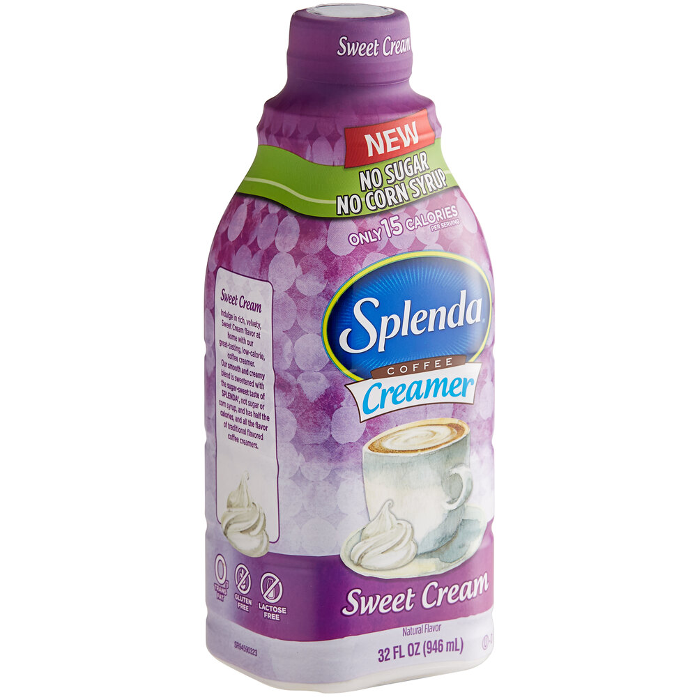 Splenda 32 fl. oz Sugar-Free Sweet Cream Creamer - 6/Case