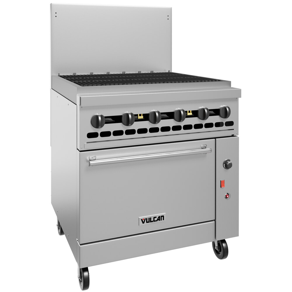 Vulcan 36C-36CBP Endurance Liquid Propane 36" Charbroiler with ...