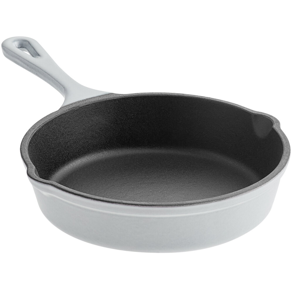 Valor 6" Glacier Enameled Mini Cast Iron Skillet