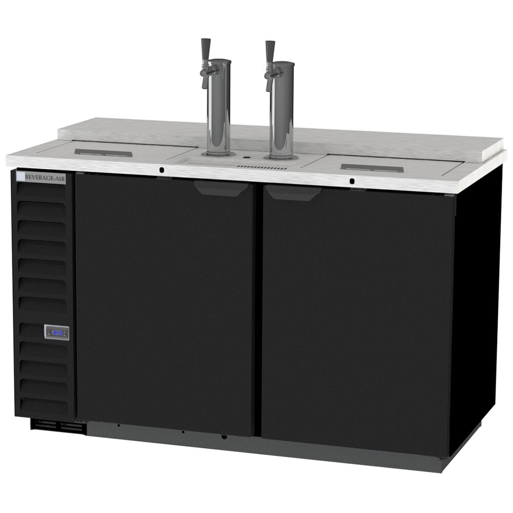 Beverage-Air DD58HC-1-C-B-ALT 2 Single Tap Club Top Kegerator Beer ...