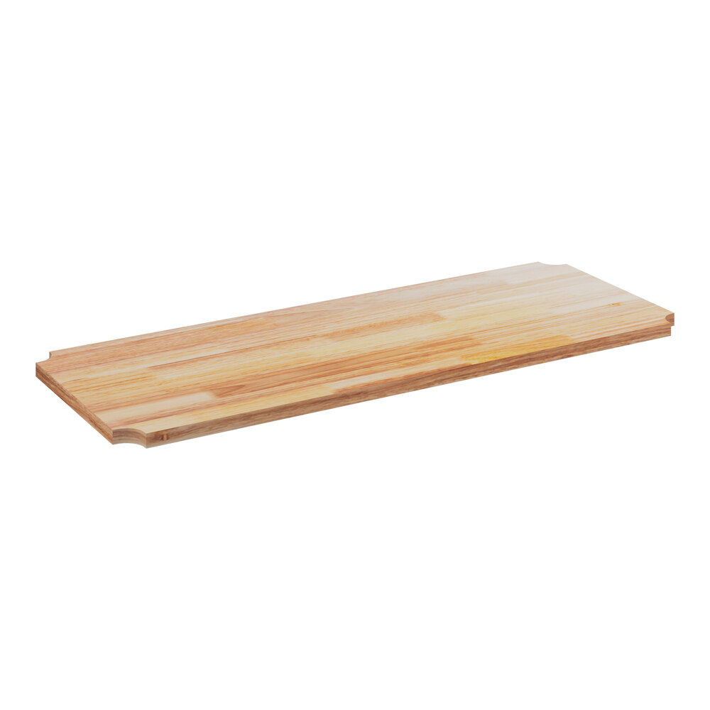 Regency Hardwood Cutting Board Insert for Wire Shelving - 18" x 48" x 1"