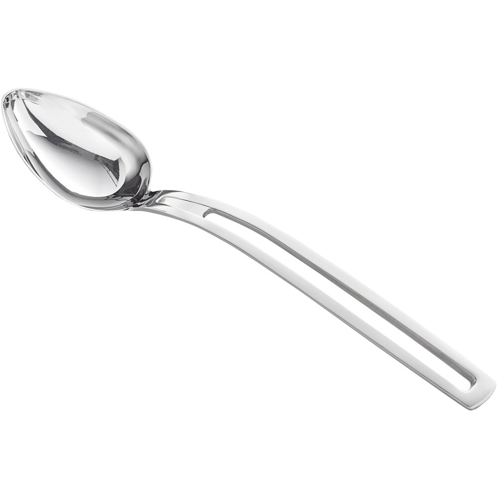 Vollrath 46721 Miramar® 2 oz. Stainless Steel Open Handle Solid Oval ...
