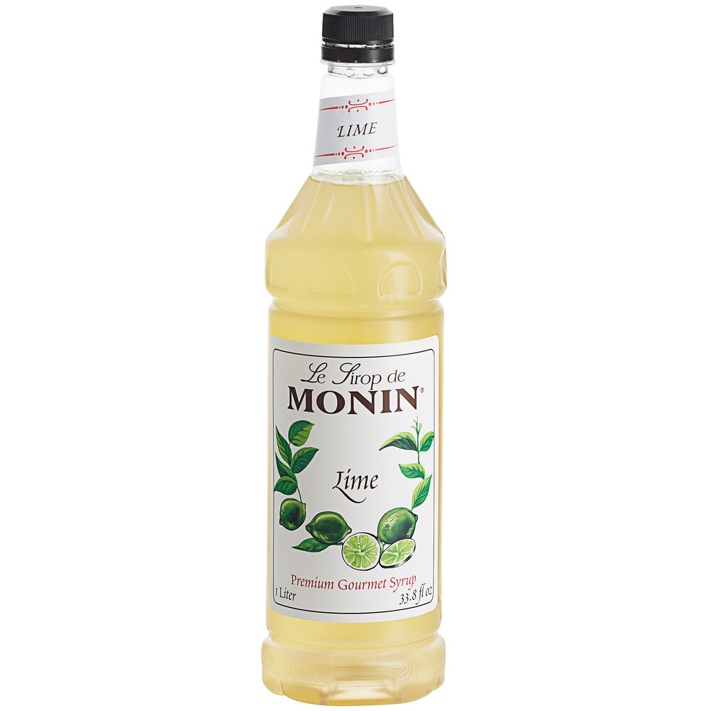 Monin Premium Lime Flavoring / Fruit Syrup 1 Liter