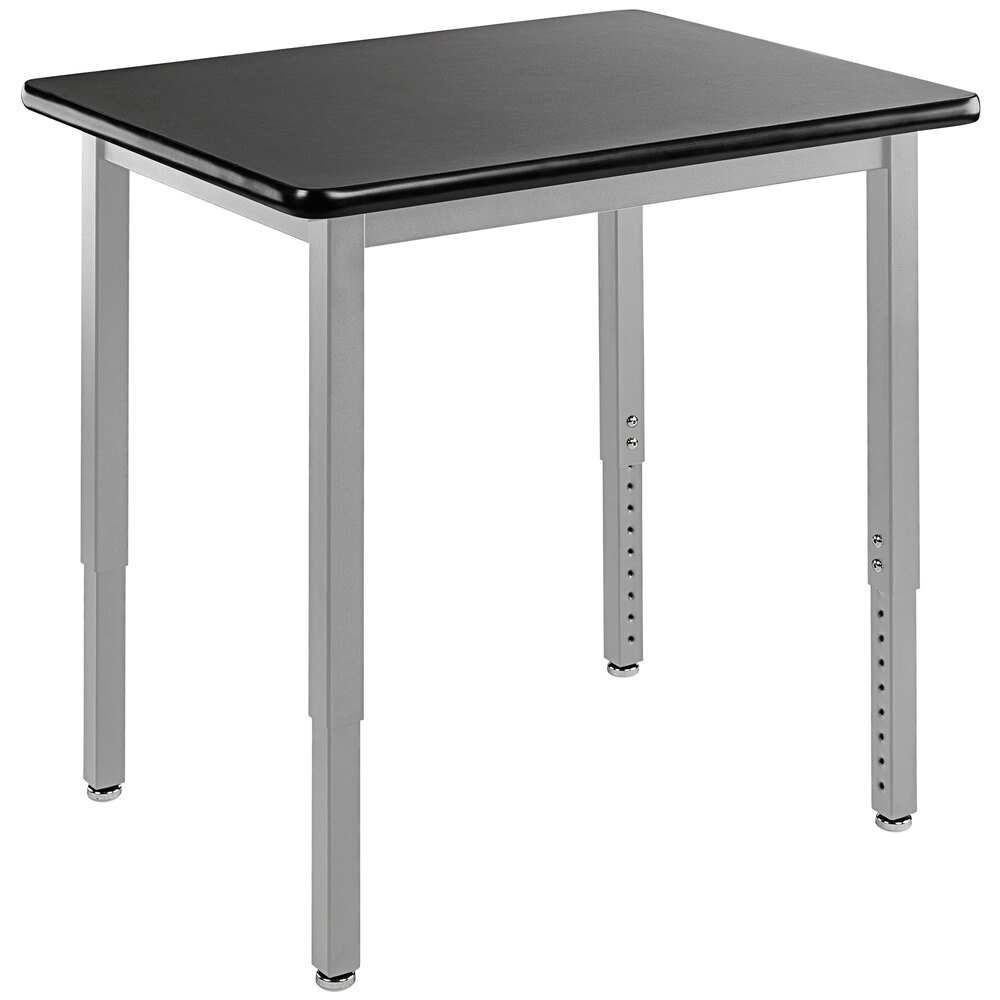 National Public Seating HDT8 3030H 30 X 30 Gray Frame Adjustable