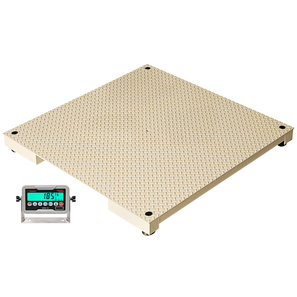 Cardinal Detecto Floor Hugger FH-533F-185 5000 lb. Industrial Floor ...