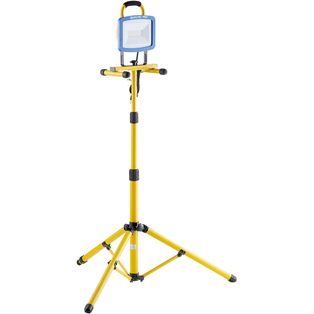 Voltec 08-00727 LED Work Light with Single Head and Extendable Tripod ...