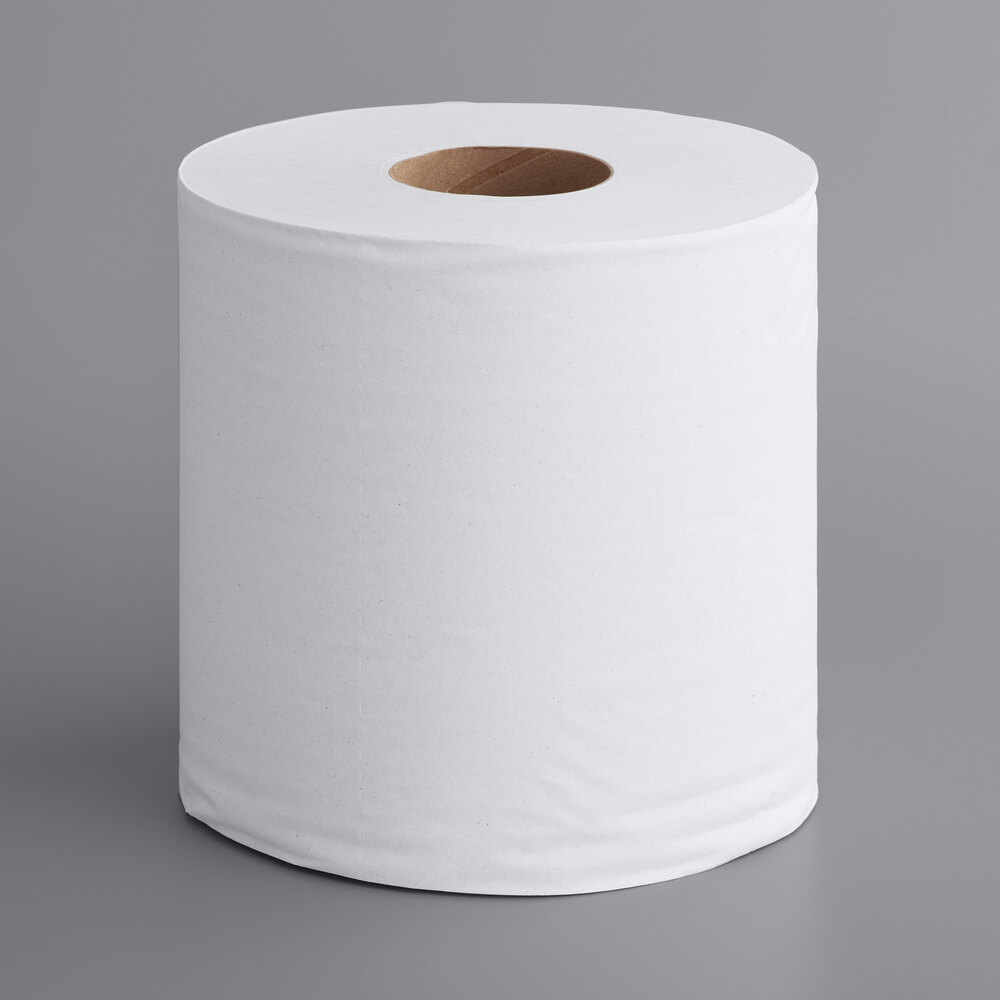 Lavex 1-Ply Center Pull Paper Towel Roll 1000' - 6/Case