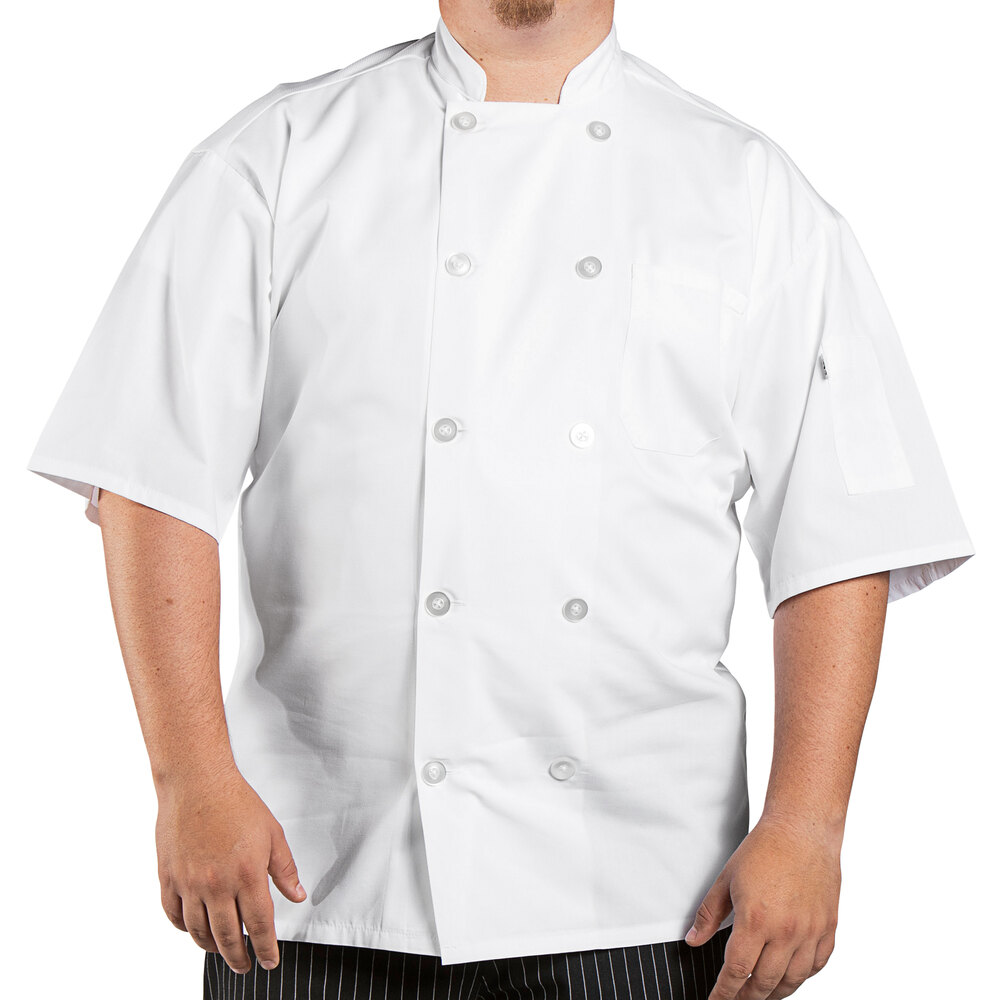 Uncommon Chef Delray Pro Vent 0421 Unisex Lightweight White ...