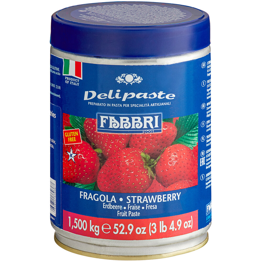 Fabbri Strawberry Flavoring Paste (1.5 kg)