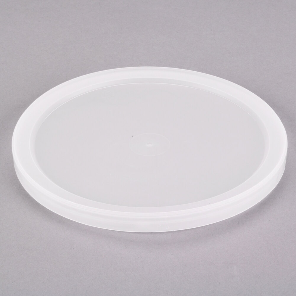 Placon 6 1/2" Microwavable Translucent Round Deli Container Lid - 200/Case