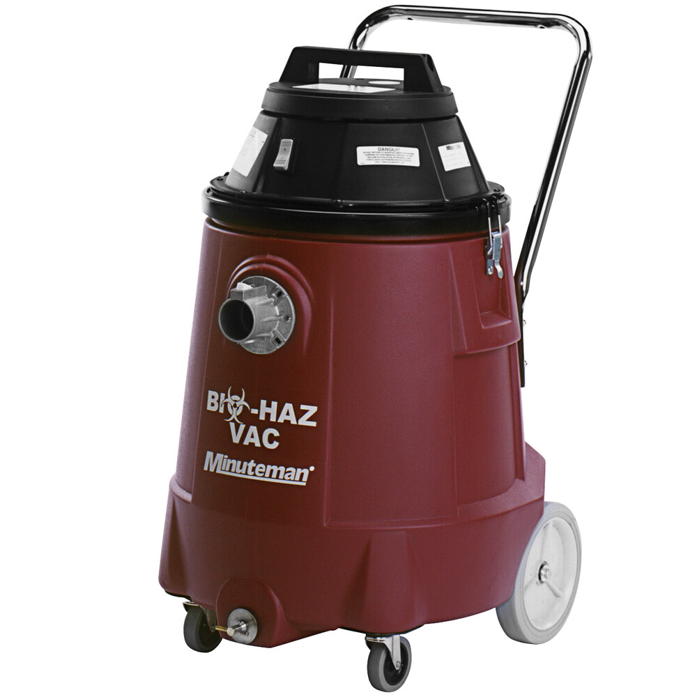 Minuteman C82917-00 15 Gallon Bio-Haz Vac Dry Vacuum with Tool Kit and Bags