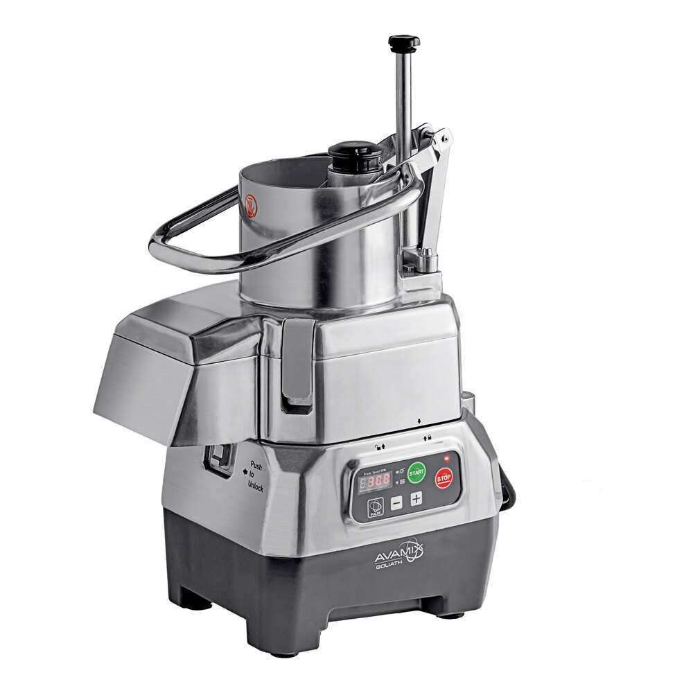 AvaMix Goliath AFPCF Continuous Feed Food Processor with 2 Discs - 2 hp