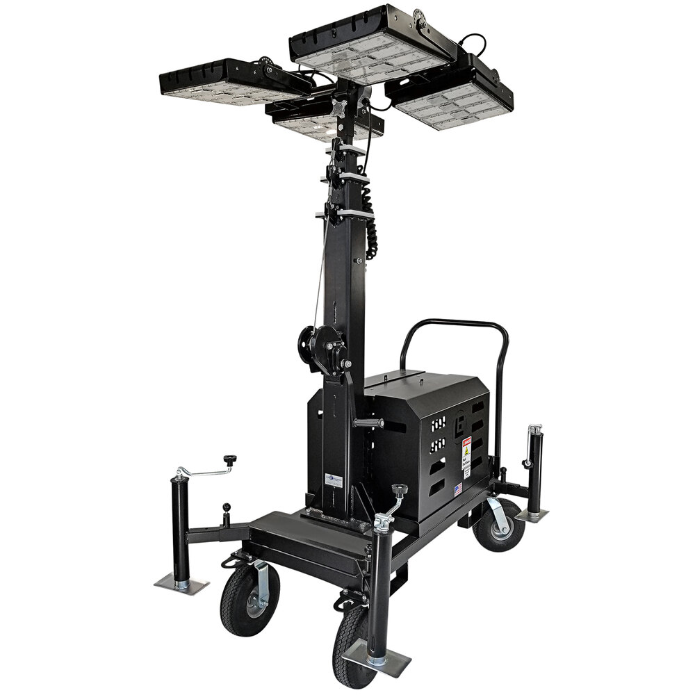 Lind Equipment LE980LEDV-T4B Beacon LED Black Quad Head Light Tower ...